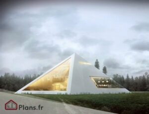 Juan Carlos Ramos a imaginé la "maison pyramide" - Plans.fr