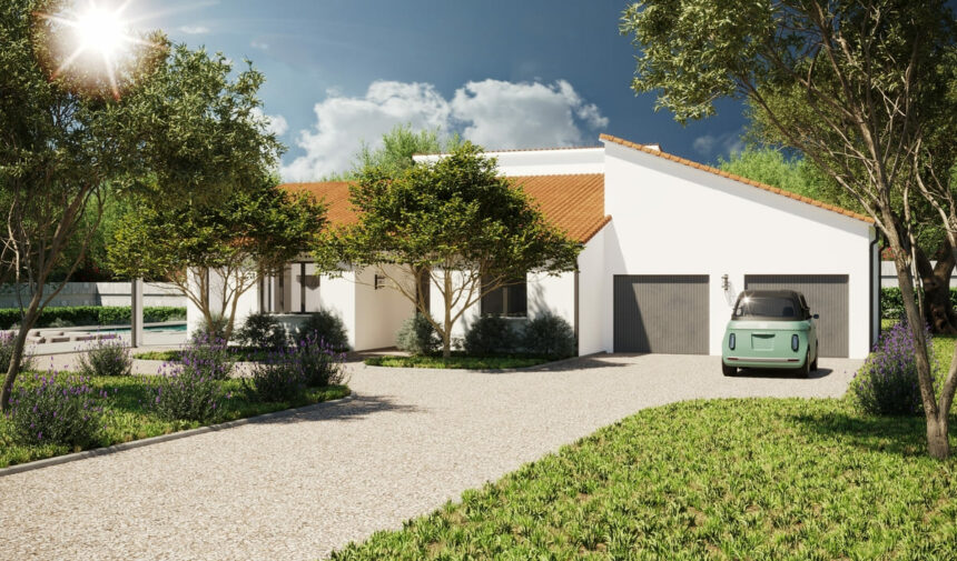 Plan maison avec garage double – modèles familiaux