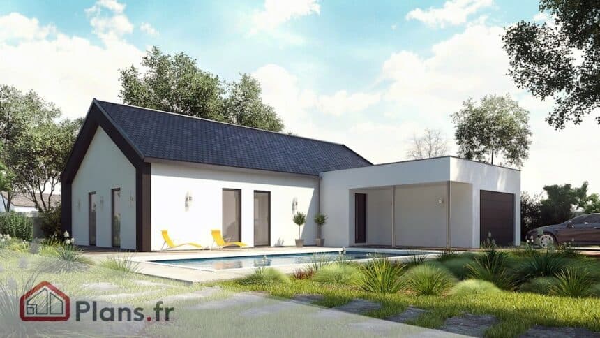 Plan maison de 120 m2