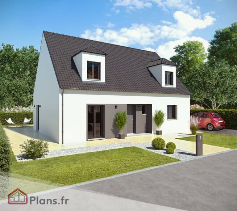 Plan maison de 150 m2 et