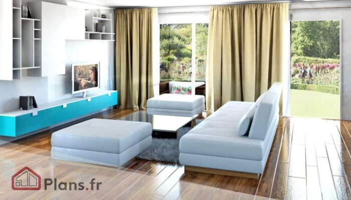 Linea -Maison contemporaine de plain-pied