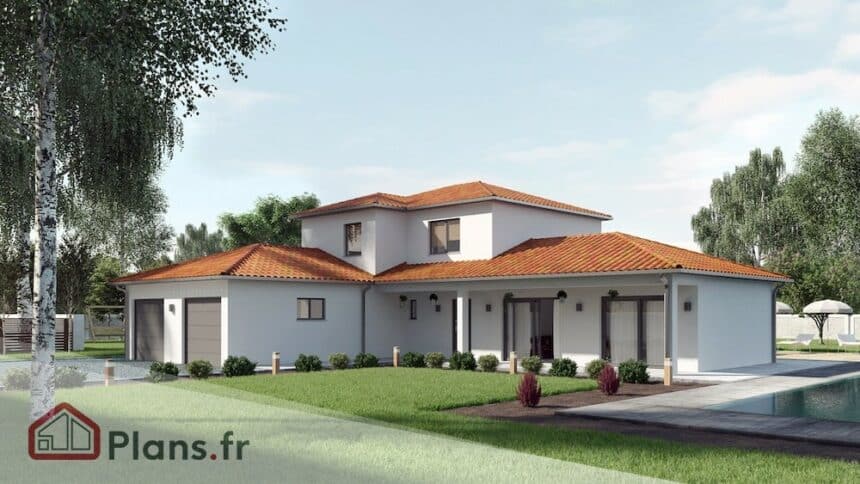 Villas avec Plan en L : Plans et Modèles