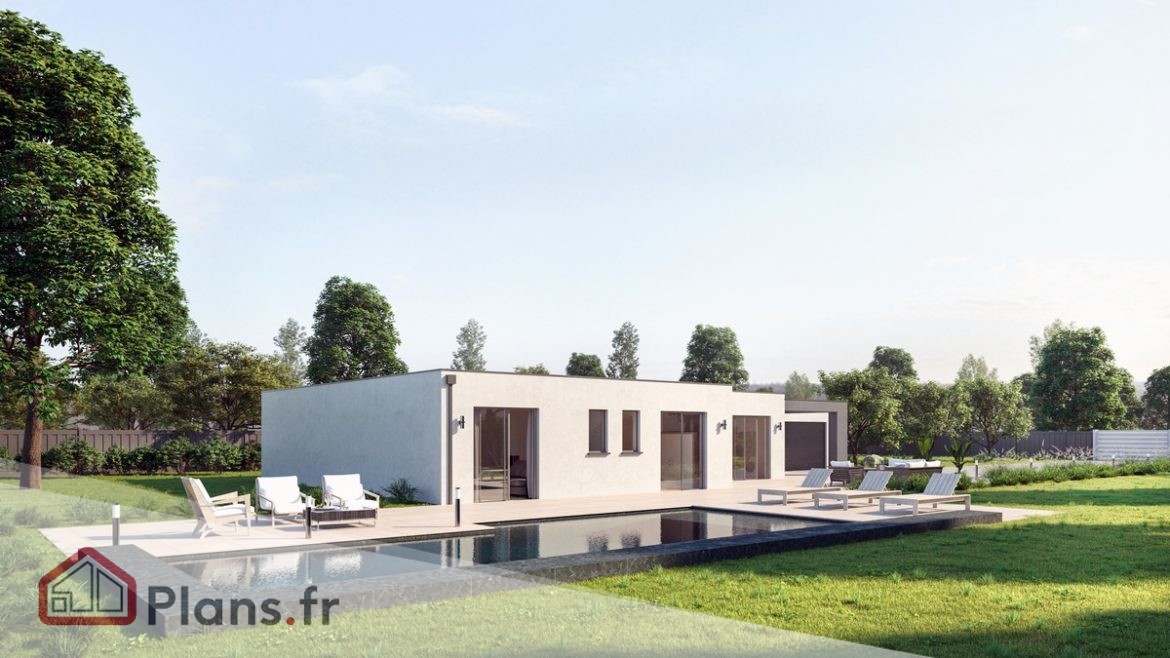 Villas avec Plan en L : Plans et Modèles