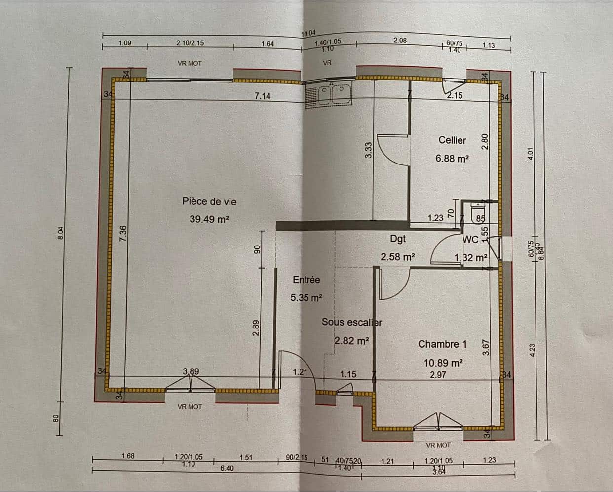 Avis sur plan maison terrain 555m² exposé sud - Forum Construire